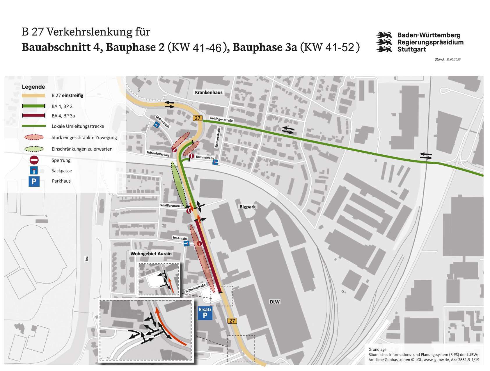 Sanierung B 27 und Sachsenheimer Straße - Stadt Bietigheim-Bissingen